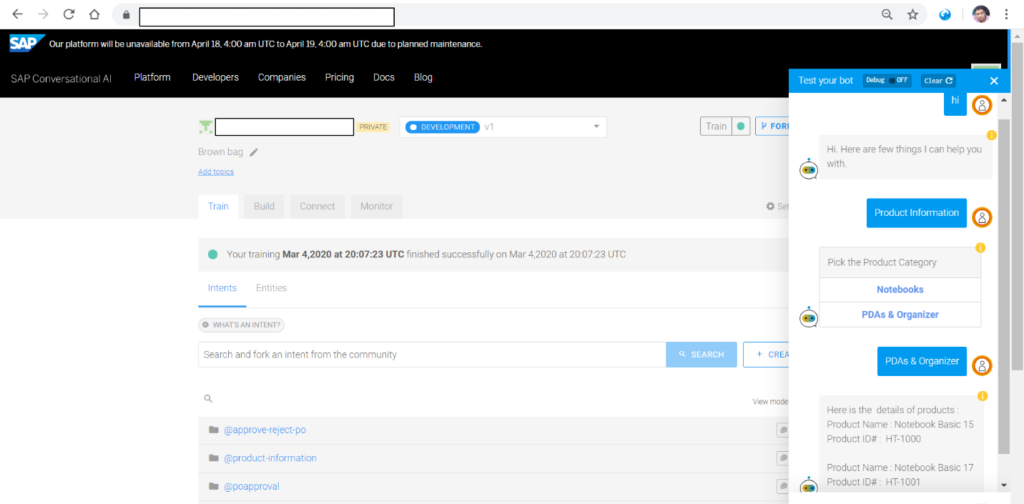 How to Build a Digital Assistant with SAP Conversational AI - Mastering SAP