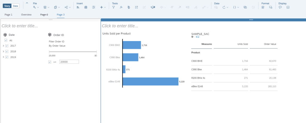 Creating Dynamic Charts and Tables Using SAP Analytics Cloud ...