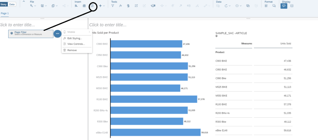 Creating Dynamic Charts and Tables Using SAP Analytics Cloud ...