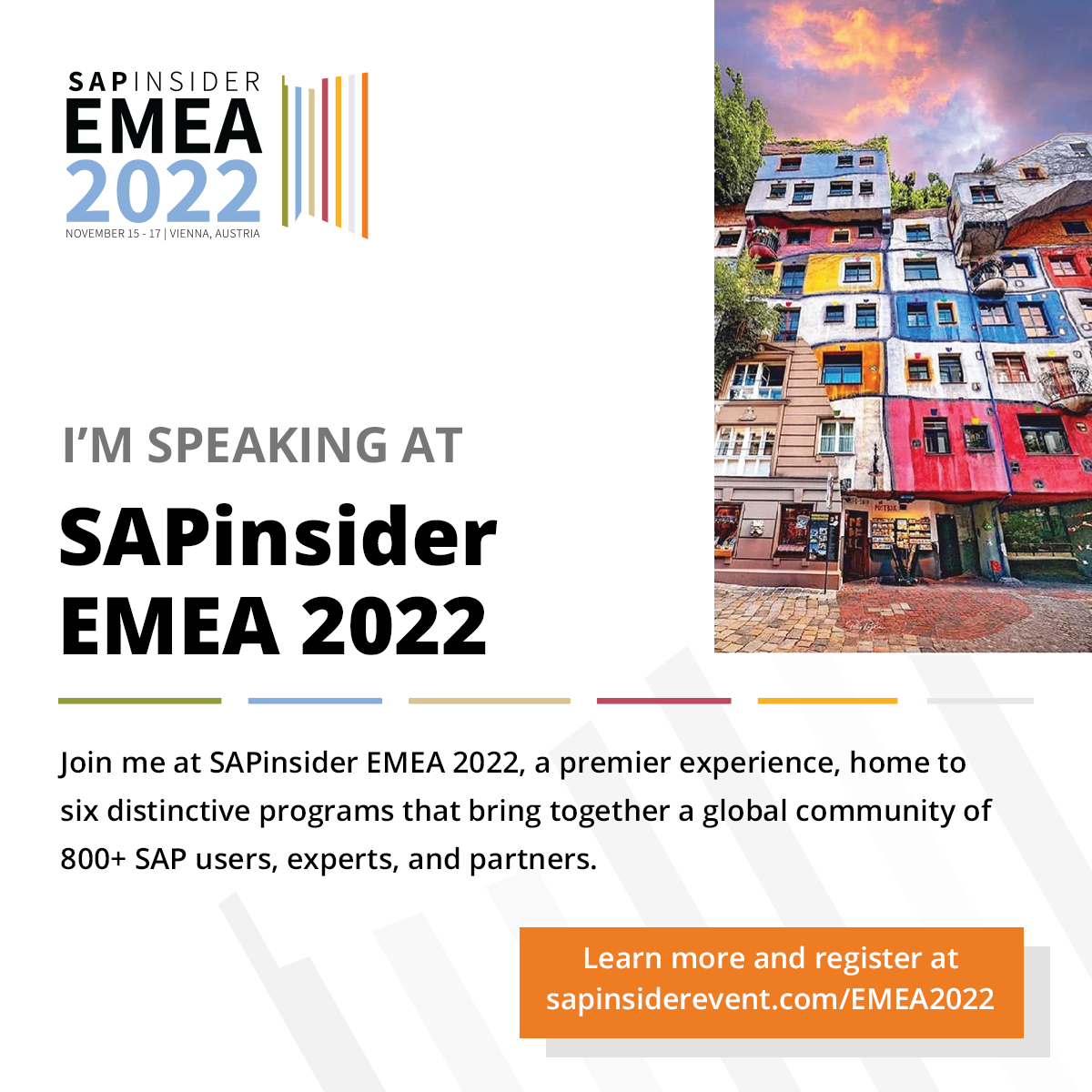 EMEA 2022 Speaker Marketing Kit - Mastering SAP