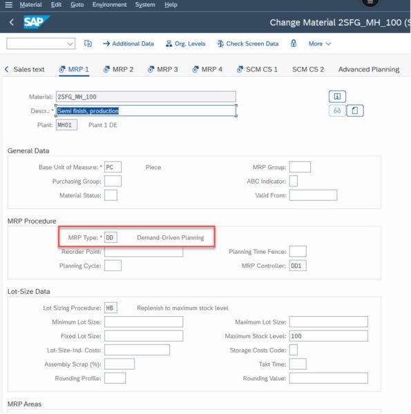 Demand Driven Planning (DDP) – Step 4 | Mastering SAP